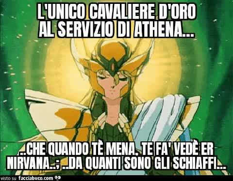 Saint seiya meme - CDZ meme - Virgo No Shaka meme - gif meme - Nirvana ...
